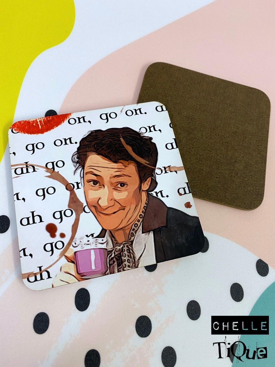 Mrs Doyle ah Go On Go On Coaster // Funny Father - Etsy
