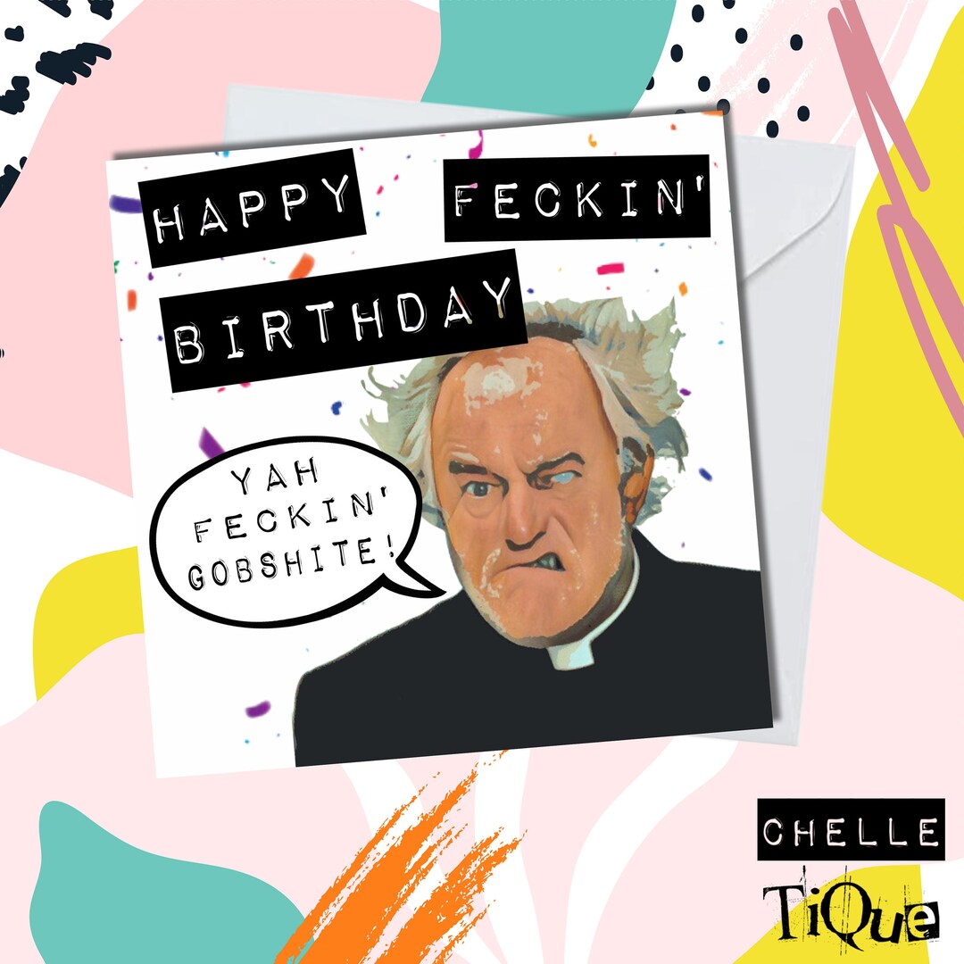 Father Jack RUDE Birthday Card // Funny Father Ted Irish TV Show - Etsy