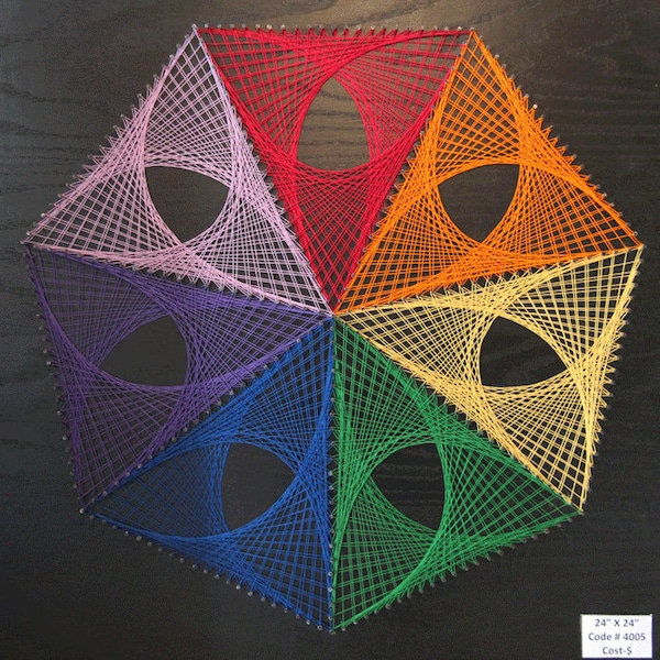 String Art Rainbow - Etsy