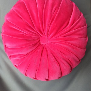 Handcrafted Magenta Throw Pillow for Accent in Your Modern Interior ...