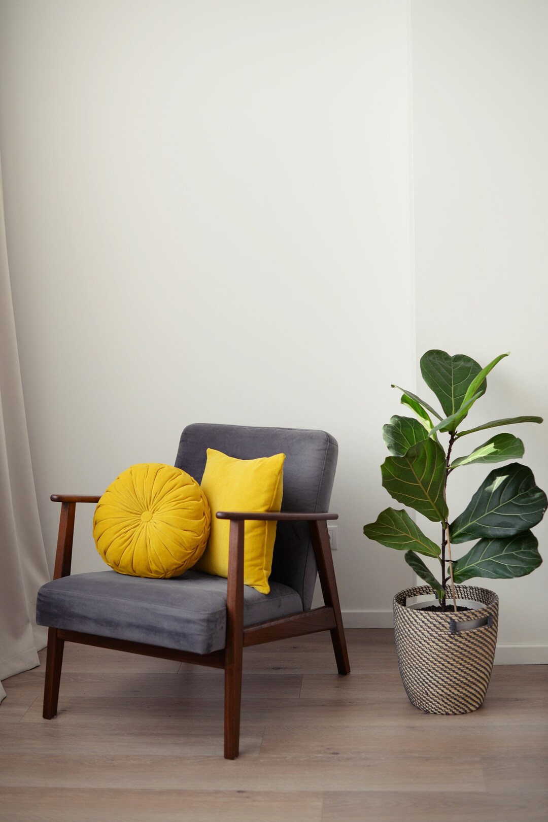 Bright Yellow Velvet Pillows Set for Barbiecore Interior - Etsy