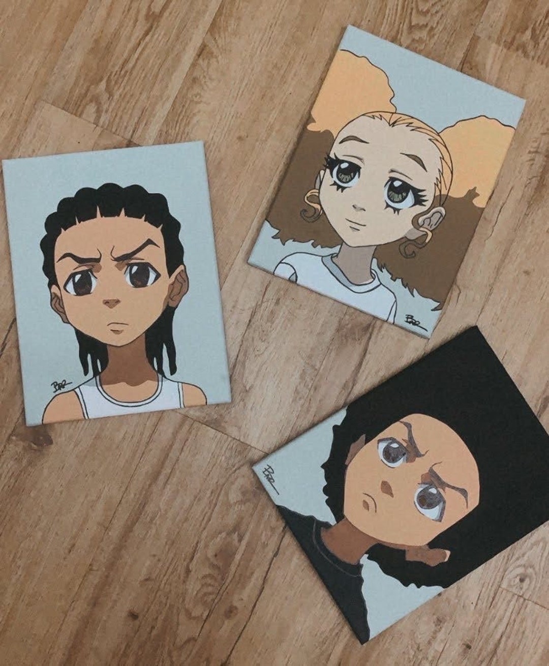 Cartoon Painting Custom Art - Etsy