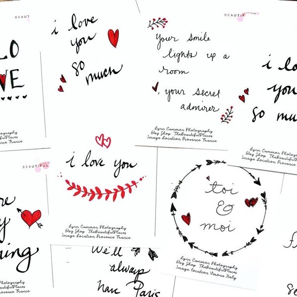 Secret Admirer Card - Etsy