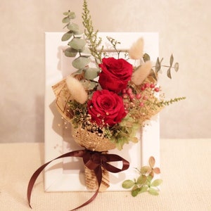 Preserved Flowers Floral Frame - Forever Roses, Mother's Day Gift ...