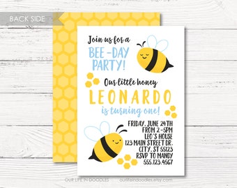 Bee day invitations | Etsy