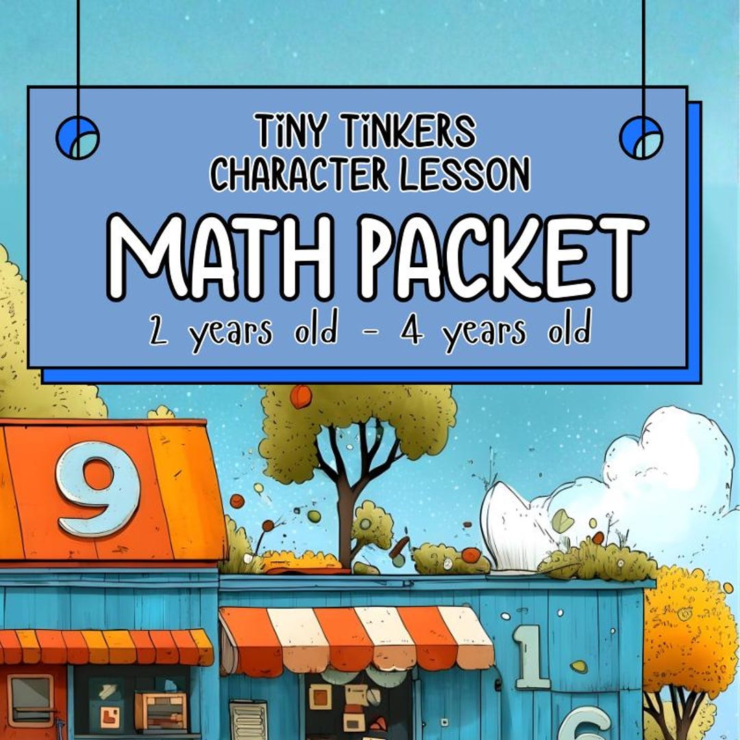 Toddler Intro to Math Ages 2-4– Math, Shapes & Counting (digital ...