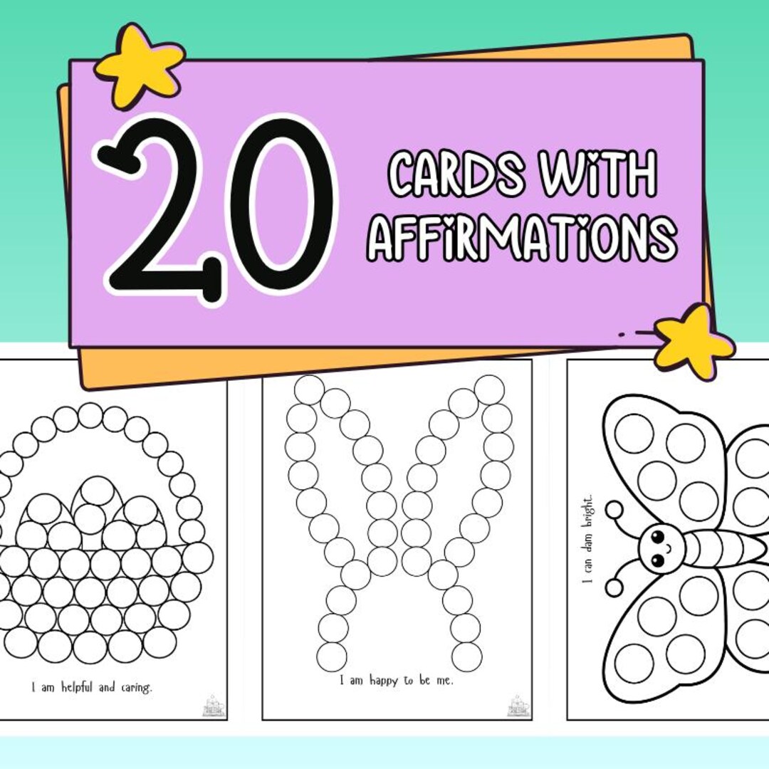 Easter Dot Marker Worksheets | Toddler Affirmation Activities | Spring ...