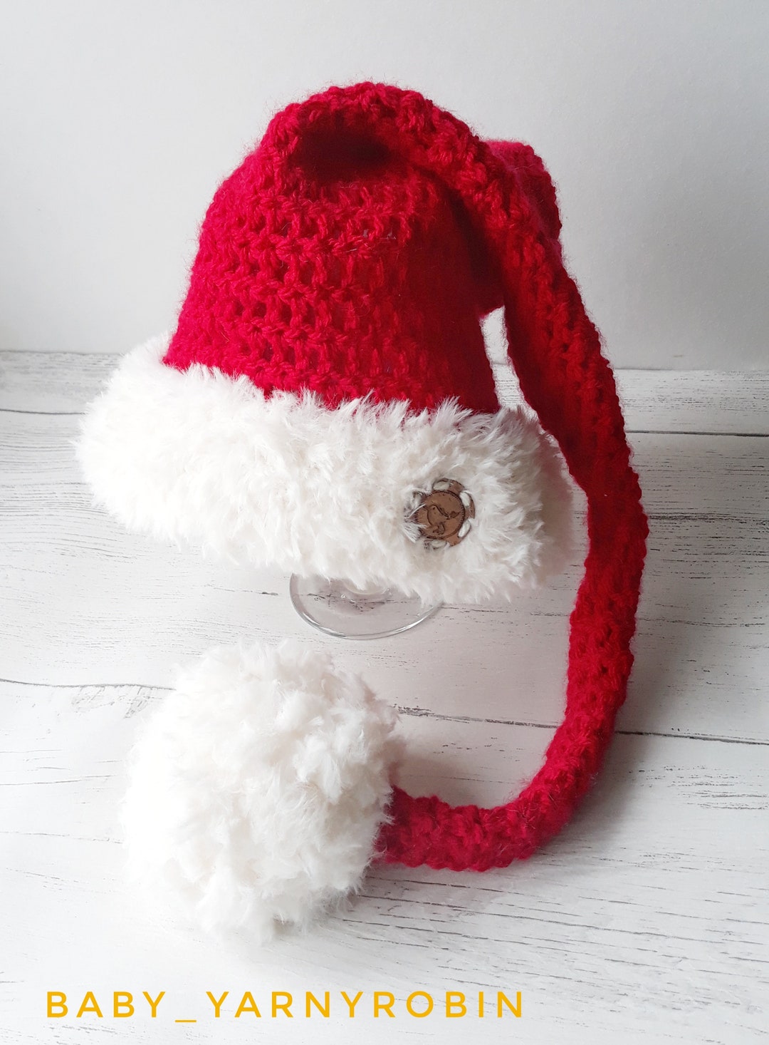 Santa Hat Crochet Pattern, Christmas Crochet Pattern, Christmas Baby ...