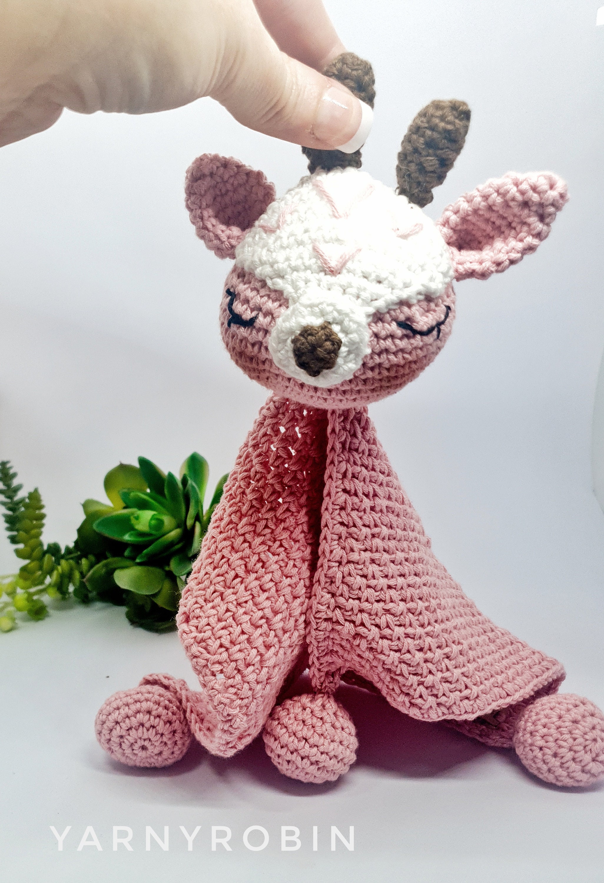 Baby Lovey Crochet Pattern Deer Lovey Crochet Pattern - Etsy