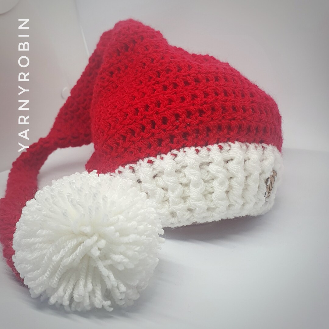 Santa Elf Hat Crochet Pattern Christmas Crochet Pattern Xmas - Etsy