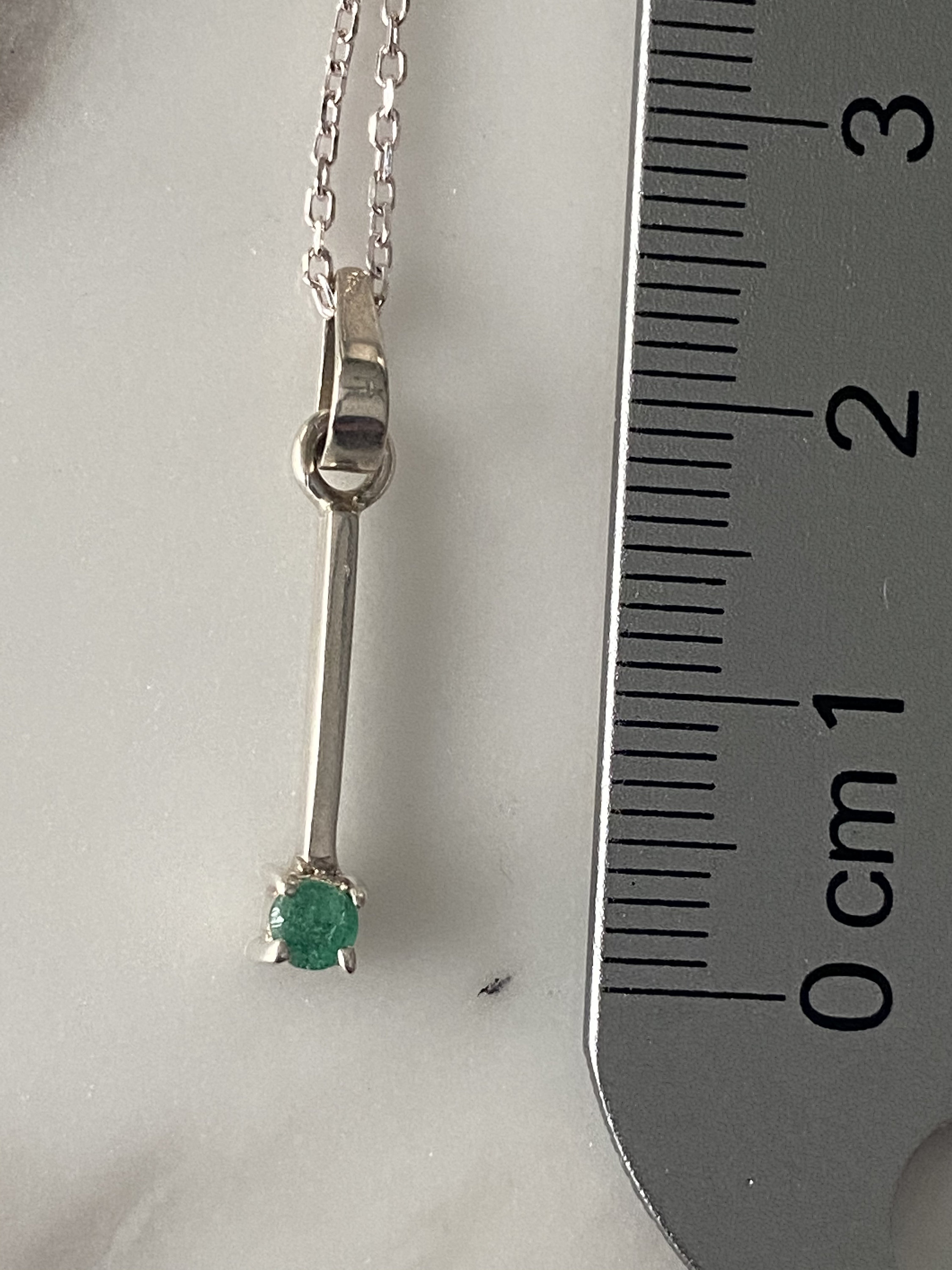 Genuine Colombian set emerald pendant necklace and | Etsy