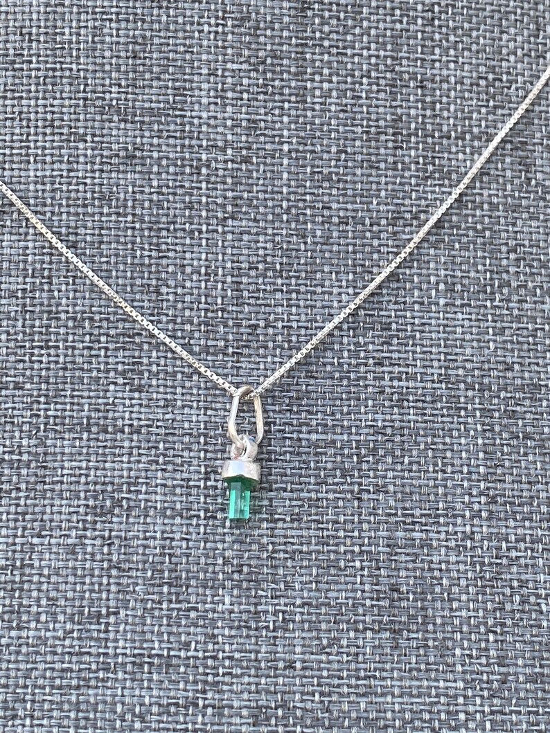 Genuine Colombian Set Emerald Pendant Necklace and | Etsy