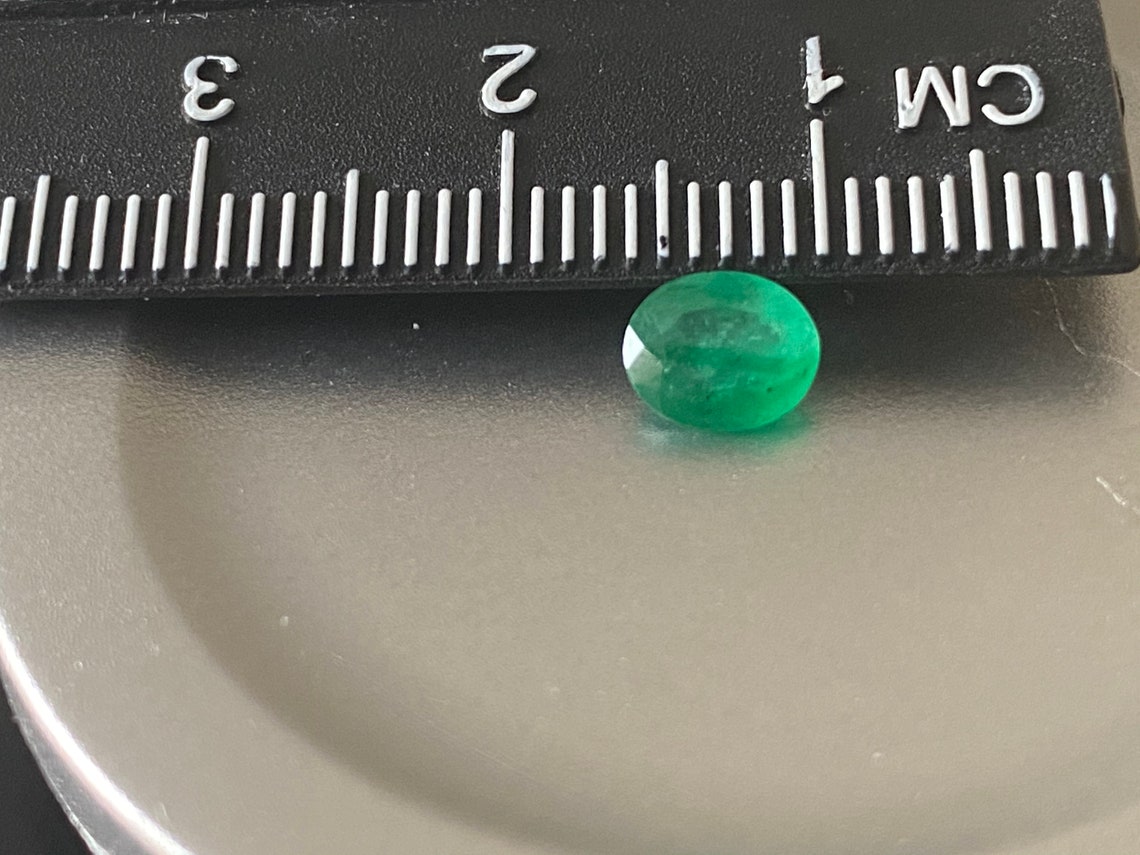 Genuine Colombian Emerald -cut Loose, Gemstone, Natural Emerald, 0.54 ...