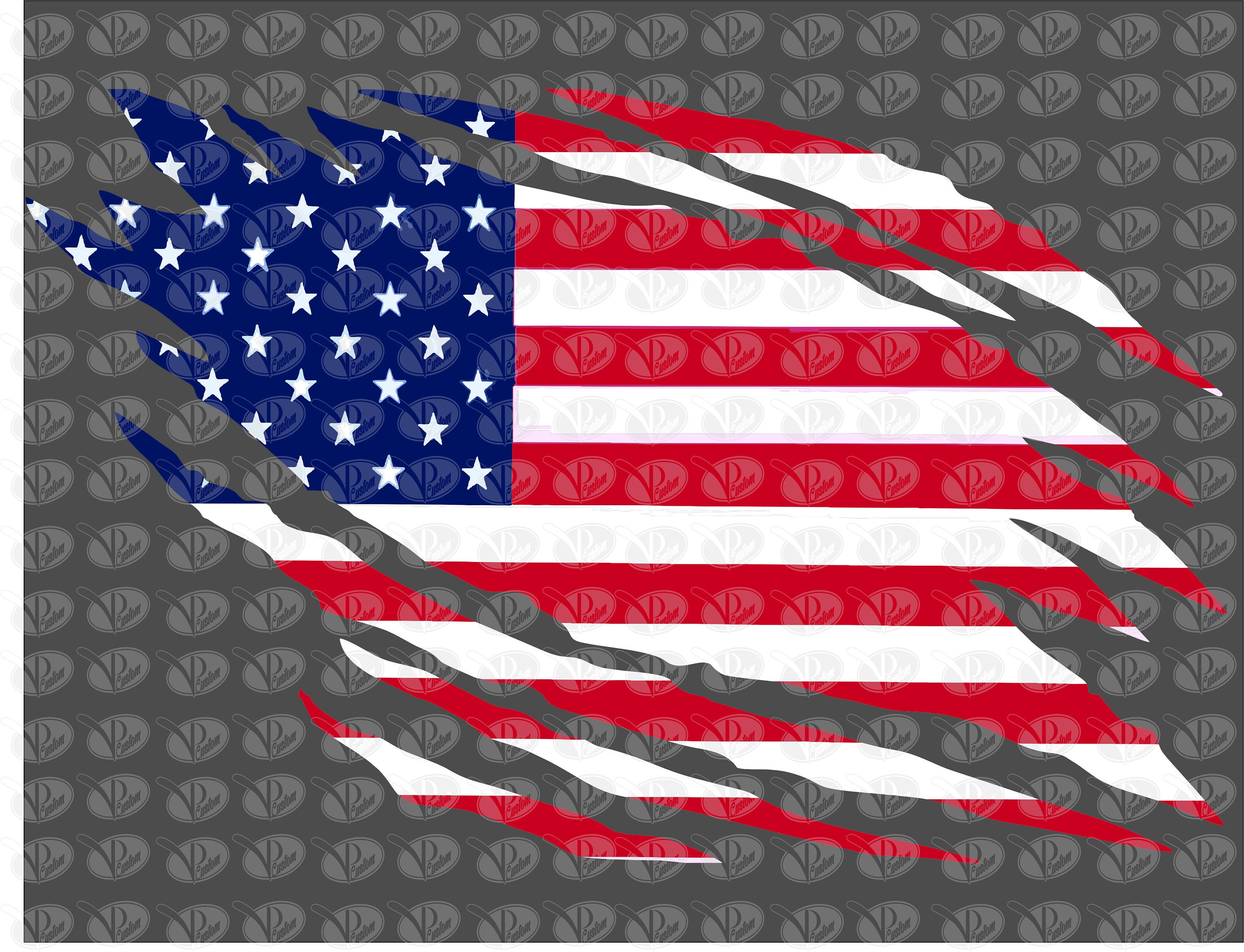 American Flag Ripping Usa - Etsy