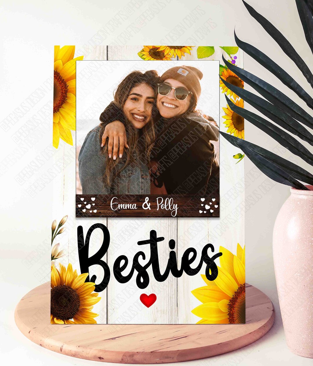 Personalised Besties Picture Frame, Best Friend Gift,, Friendship Gift ...