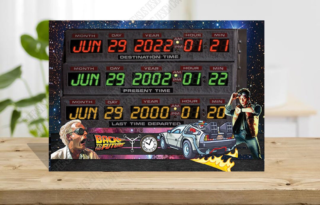 Time Circuits Wooden Sign Back to the Future Wooden Plaque! Have Your ...