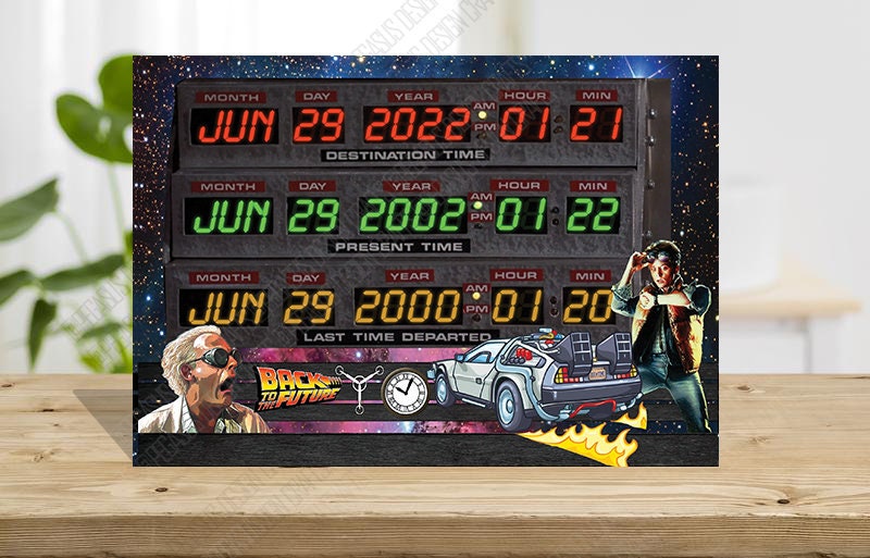 Back To The Future Time Circuits Toy