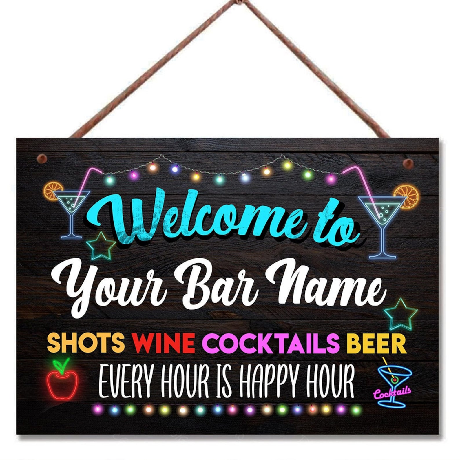 FUNNY PERSONALISED Bar Sign Man Cave Plaque Signshed Garage - Etsy