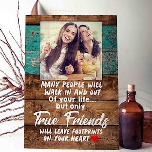 Personalised True Friends Best Friend Gift Friendship Standing, Self ...