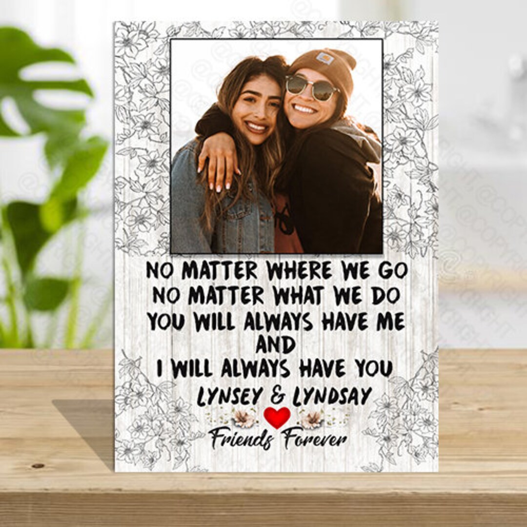 Personalised Best Friend Gift, Moving Best Friend Present Best Friends ...