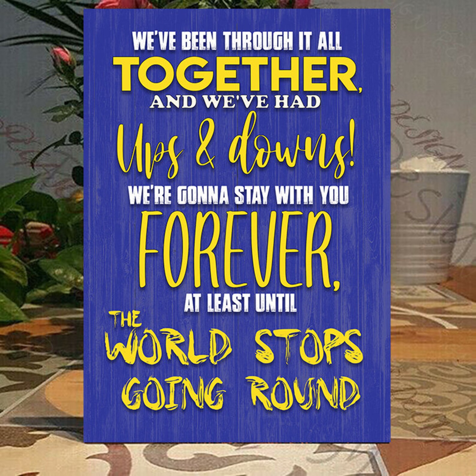 Leeds United Marching On Together Plaque Sign gift Leeds | Etsy