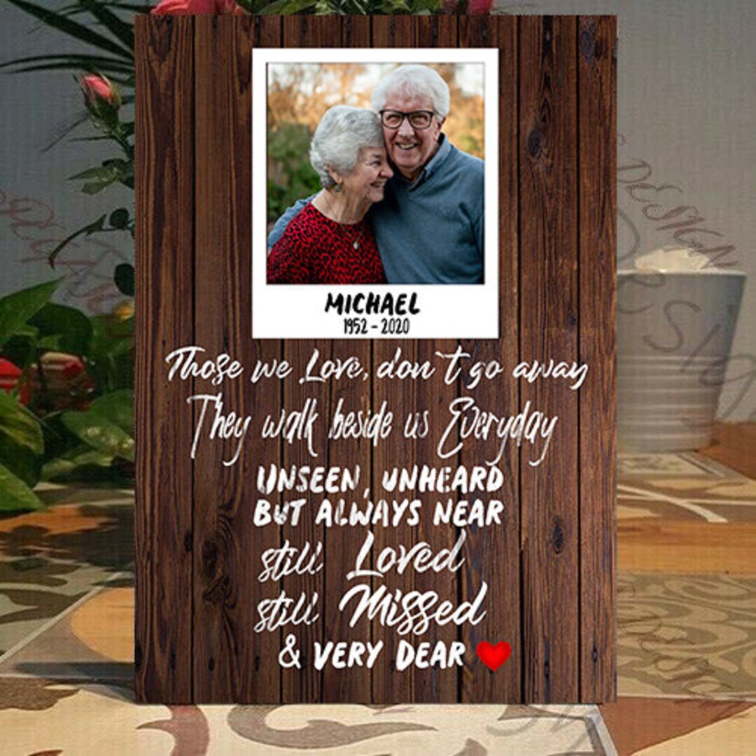 Personalised Bereavement Plaque, Sympathy, Remembrance in Memory Gift ...