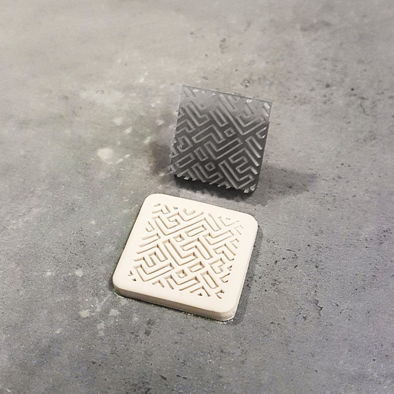 Polymer Clay Stamps Stamps for Clay Texture Stamps / - Etsy