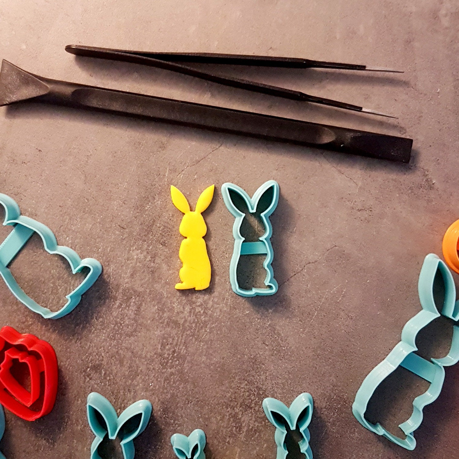 Polymer Clay Cutters / Rabbit / Clay Cutters for Polymer Clay - Etsy