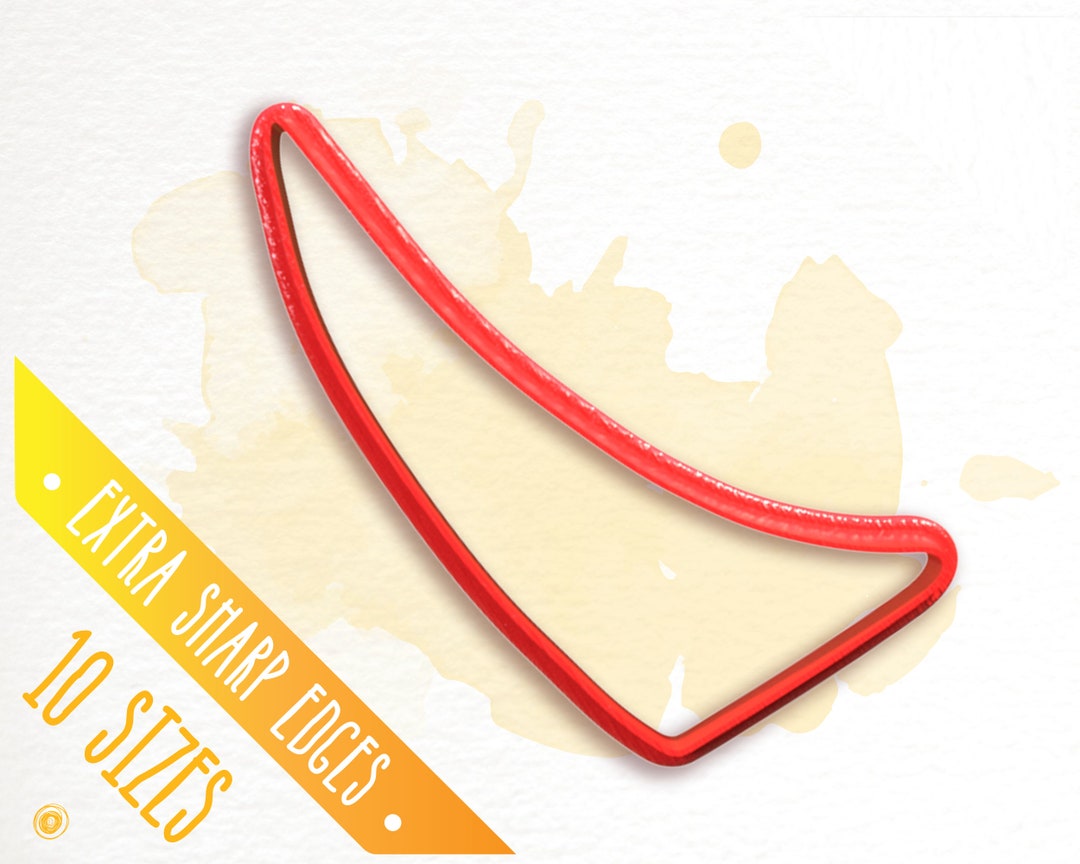 Organic Triangle Polymer Clay Cutter, Abstract Triangle Clay Cutter ...