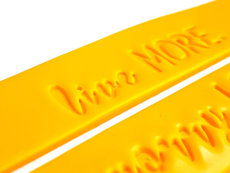 Alphabet Calligraphy Stamps Clay Embossers Mini Stamps - Etsy