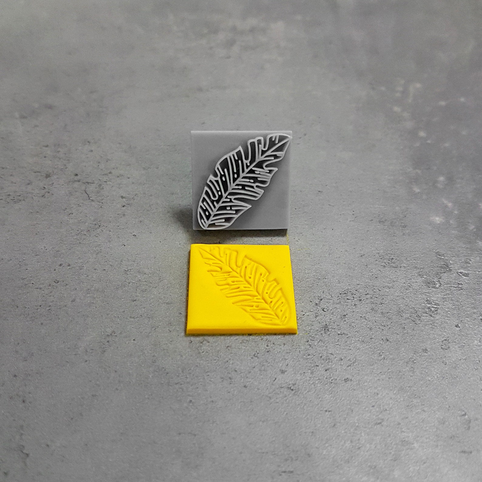 Polymer Clay Stamps Tropical Leaves Stamps for Clay | Etsy