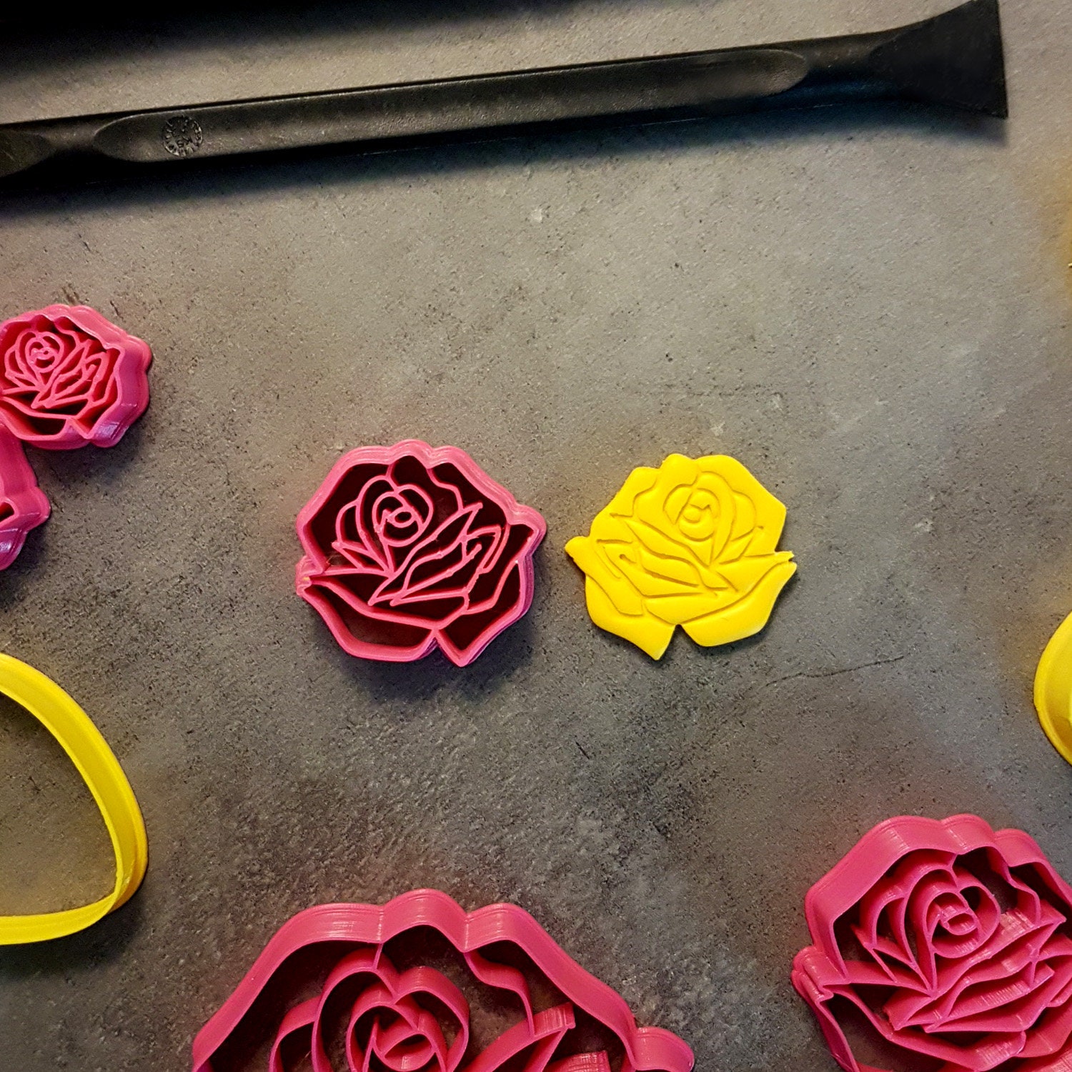 Shape Cutters / Flower Cookie Cutters / Rose - Etsy