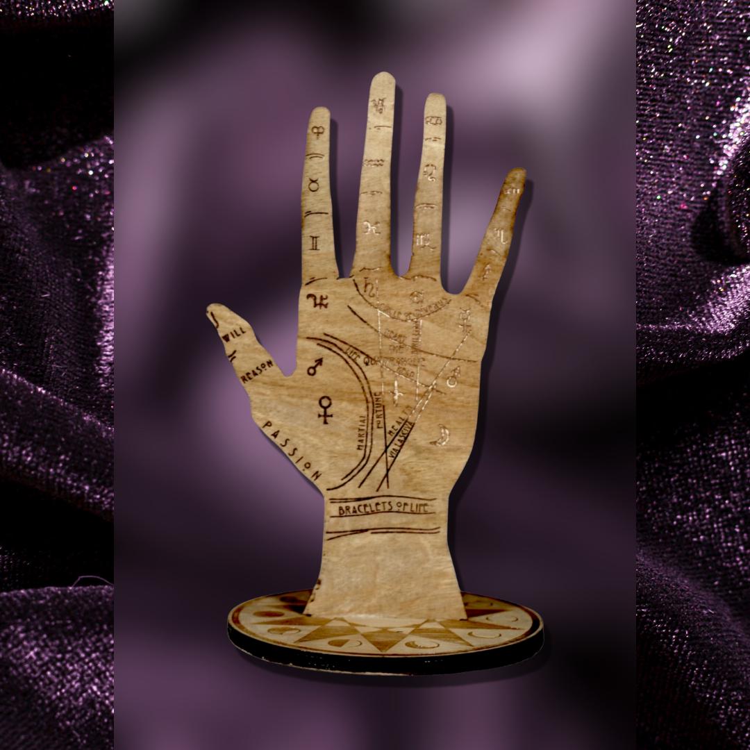 Palmistry Hand Ring Holder - Etsy