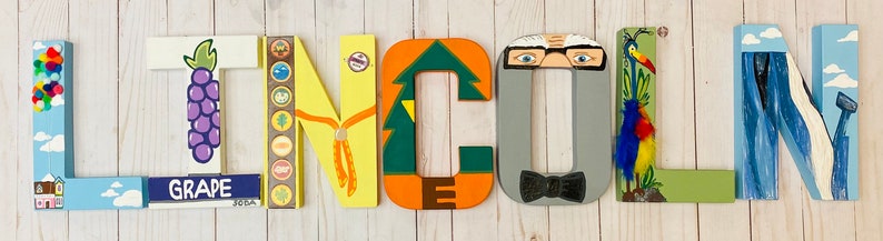 UP Movie Letters up Pixar up Birthday Party up Movie Baby | Etsy