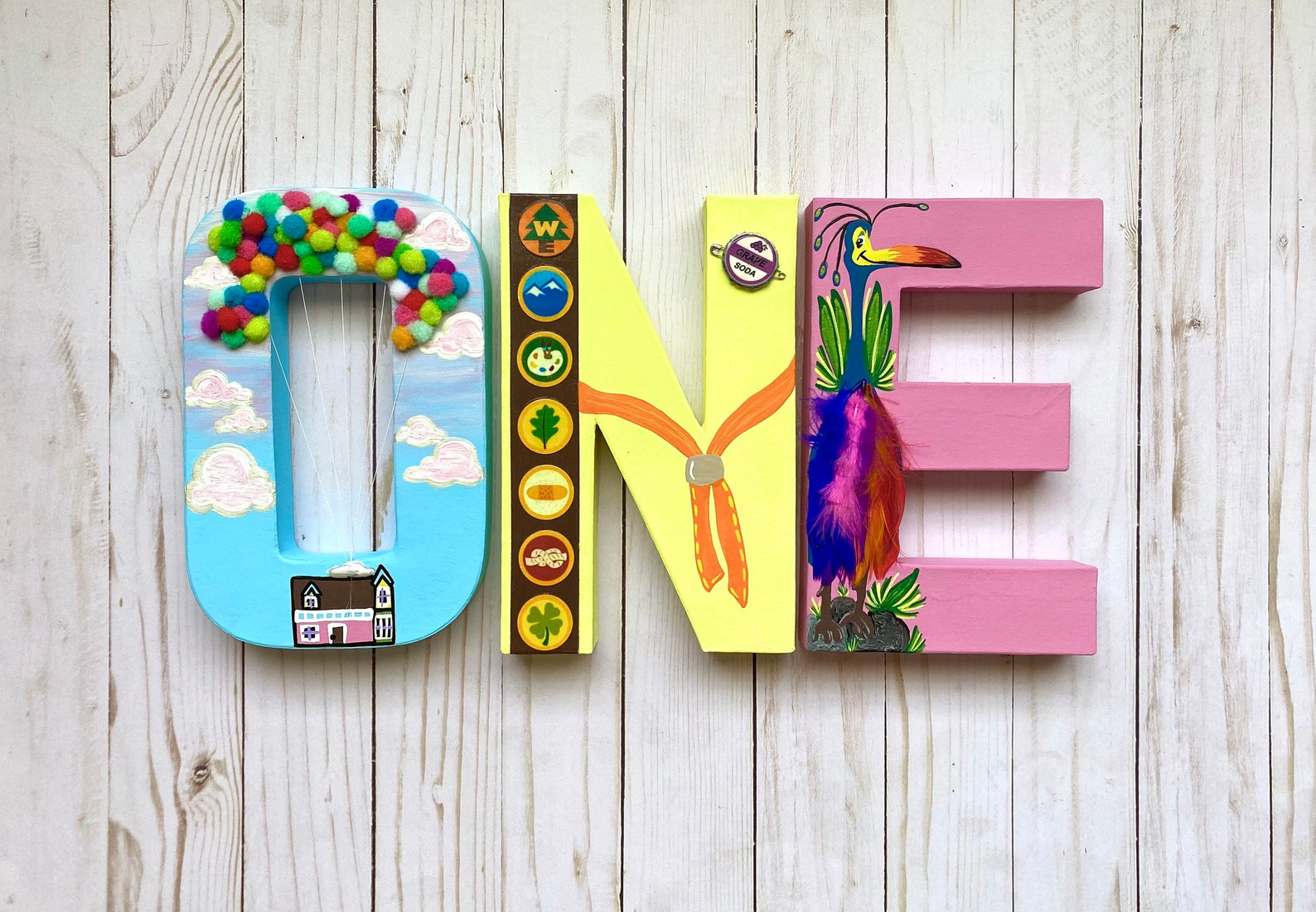 UP Movie Letters up Pixar up Birthday Party up Movie Baby - Etsy