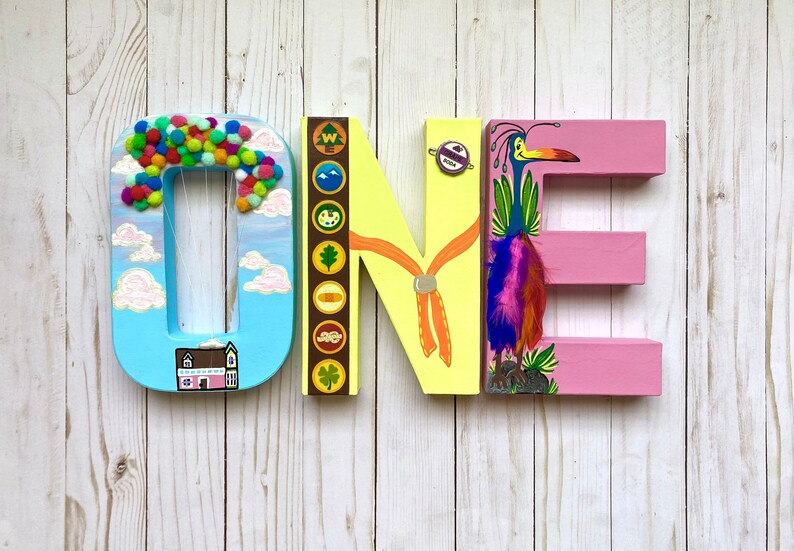 UP Movie Letters up Pixar up Birthday Party up Movie Baby - Etsy