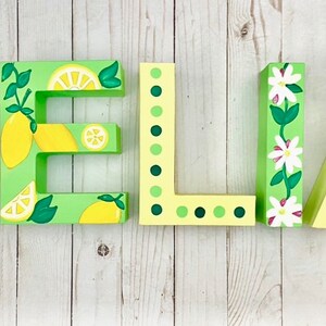 Pink Lemonade Birthday Party Letters, ONE Birthday Letters, Lemonade ...