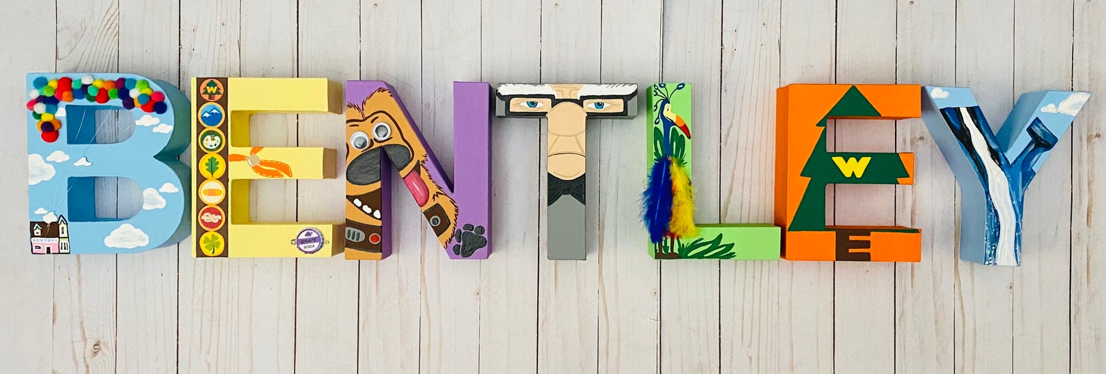UP Movie Letters up Pixar up Birthday Party up Movie Baby | Etsy