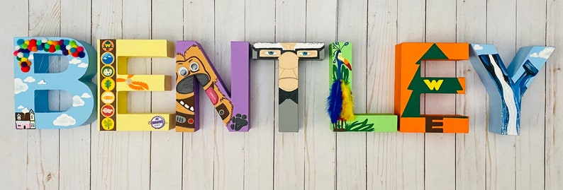 UP Movie Letters up Pixar up Birthday Party up Movie Baby | Etsy