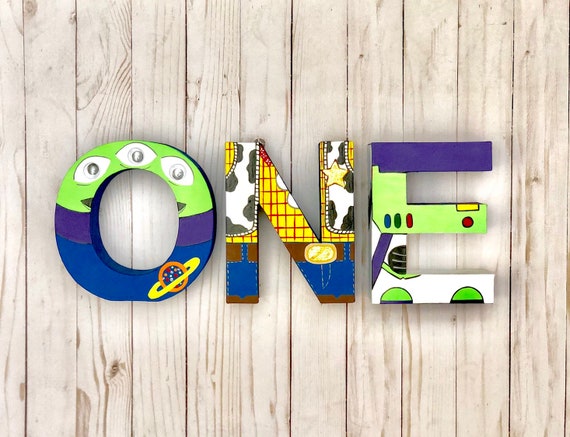 Paper & Party Supplies Toy Story Toy Story Letters 2nd Birthday #2 ...