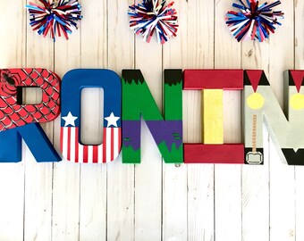 Captain America Letters - Etsy