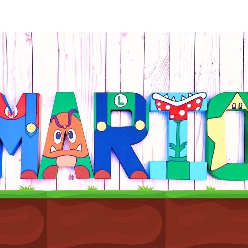 Super Mario Decor - Etsy