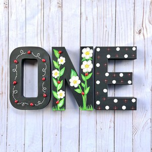 Ladybug Birthday, Ladybug 3D Letters, Ladybug Decorations, Ladybug Baby ...