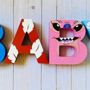 Lilo & Stitch Letters, Lilo and Stitch Birthday Decorations, Stitch ...