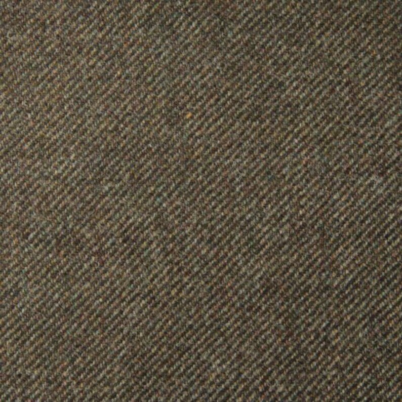English Wool Twill Fabric Brown - Etsy