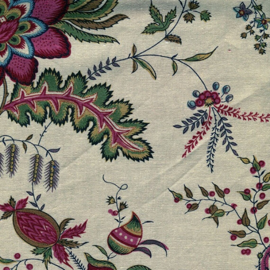 Dutch Heritage Cotton Print Fabric 2029 Cream - Etsy