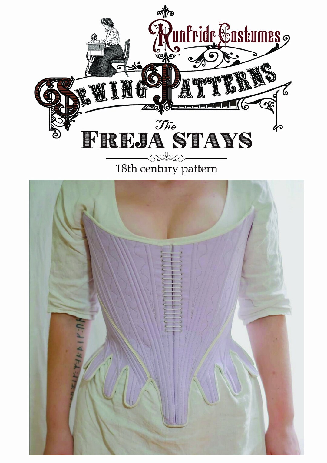 Sewing Pattern-the Freja Stays - Etsy