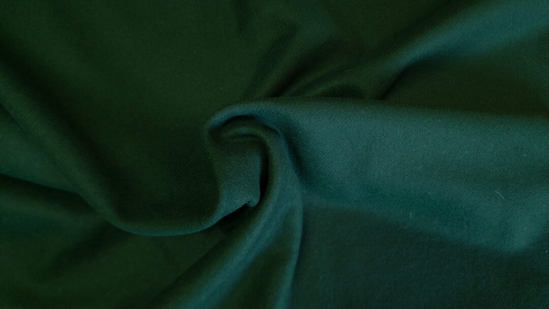 SIGRID Medium Wool Twill Dark Green 15 - Etsy