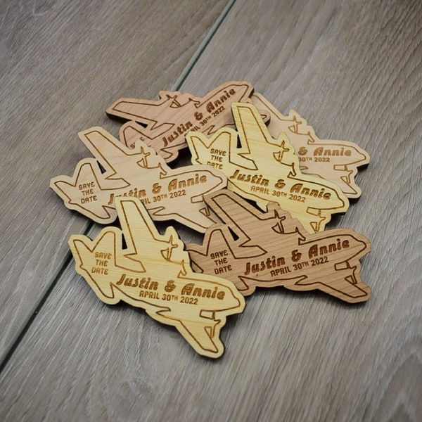 Save the Date Paper Airplane - Etsy