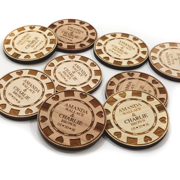 Laser Engraved Poker Chips - Etsy